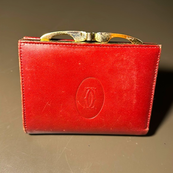 Cartier | Bags | Cartier Red Kiss Wallet | Poshmark